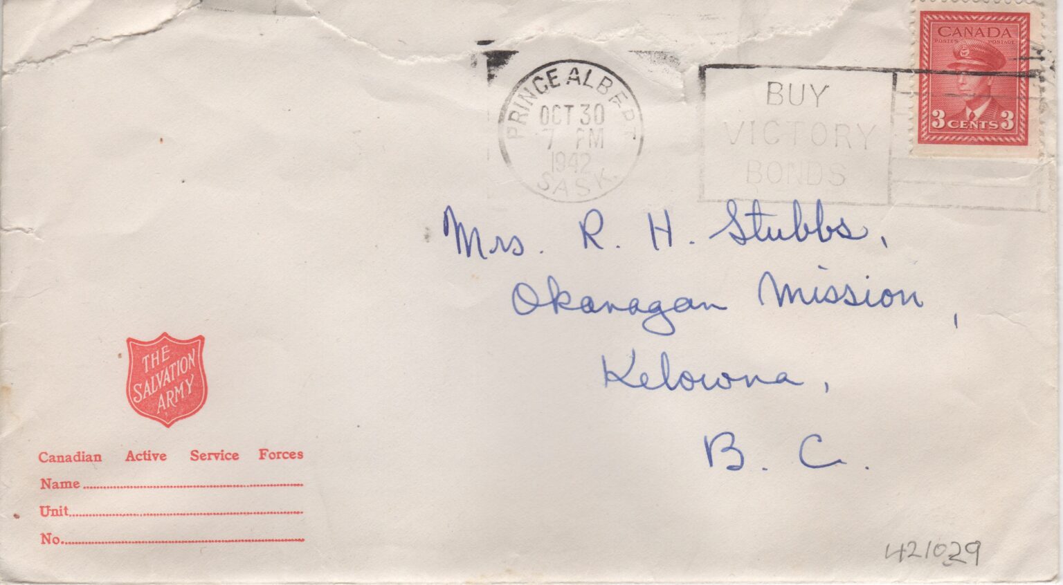 RCAF 4 – October 1942 – January 1943 – EFTS, Prince Albert – Bob Stubbs